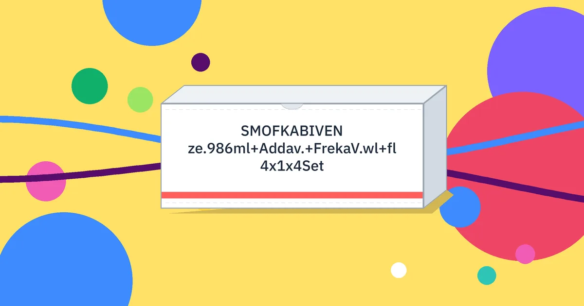 Symbolbild: Packung mit der Aufschrift SMOFKABIVEN ze.986ml+Addav.+FrekaV.wl+fl 4x1x4Set (PZN 19725585) – Verfügbarkeit und Bezug in Apotheken in Frankfurt am Main