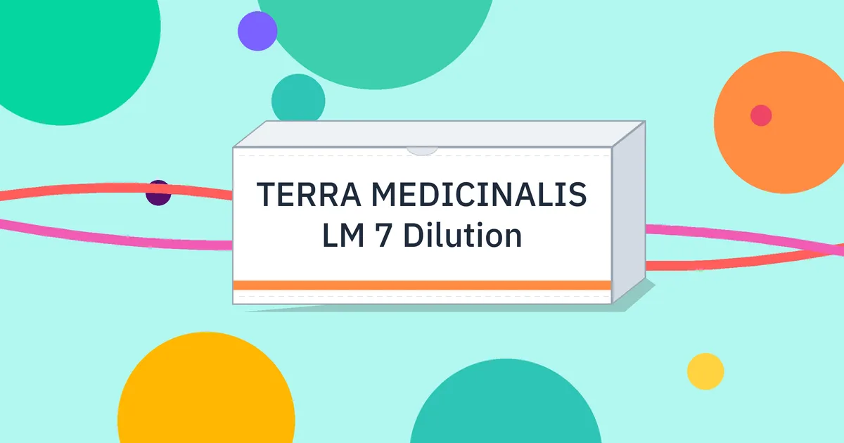 Symbolbild: Packung mit der Aufschrift TERRA MEDICINALIS LM 7 Dilution (PZN 13217014) – Verfügbarkeit und Bezug in Apotheken in Frankfurt am Main
