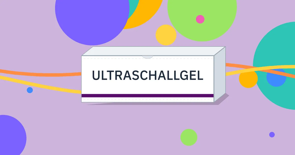 Symbolbild: Packung mit der Aufschrift ULTRASCHALLGEL (PZN 04169463) – Verfügbarkeit und Bezug in Apotheken in Frankfurt am Main