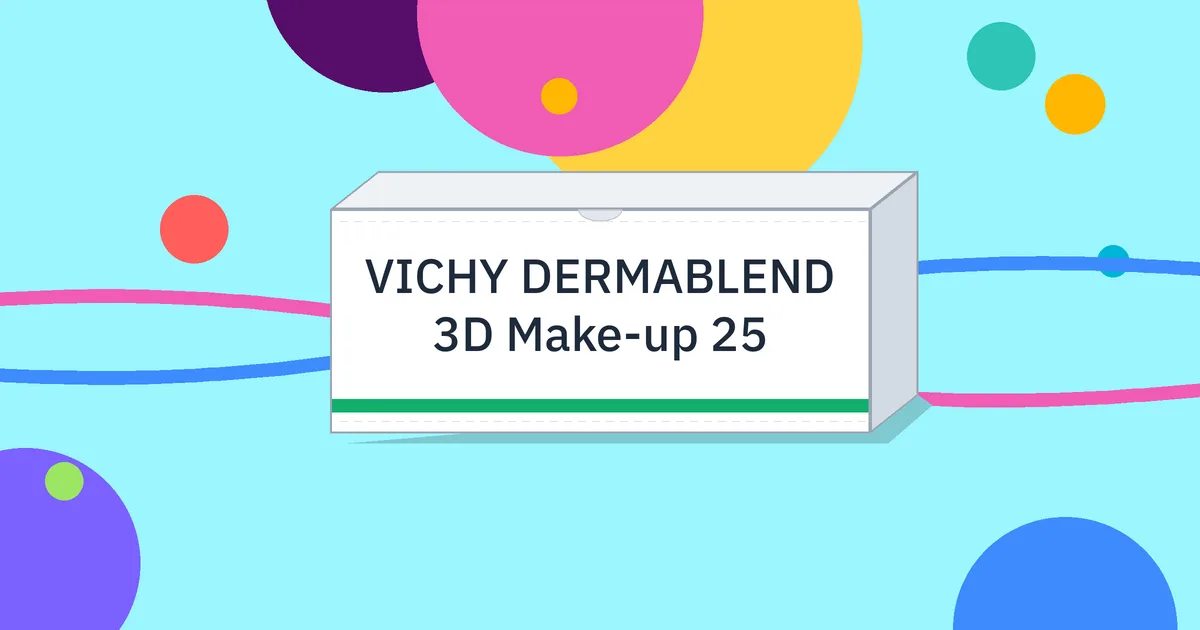 Symbolbild: Packung mit der Aufschrift VICHY DERMABLEND 3D Make-up 25 (PZN 11479939) – Verfügbarkeit und Bezug in Apotheken in Frankfurt am Main