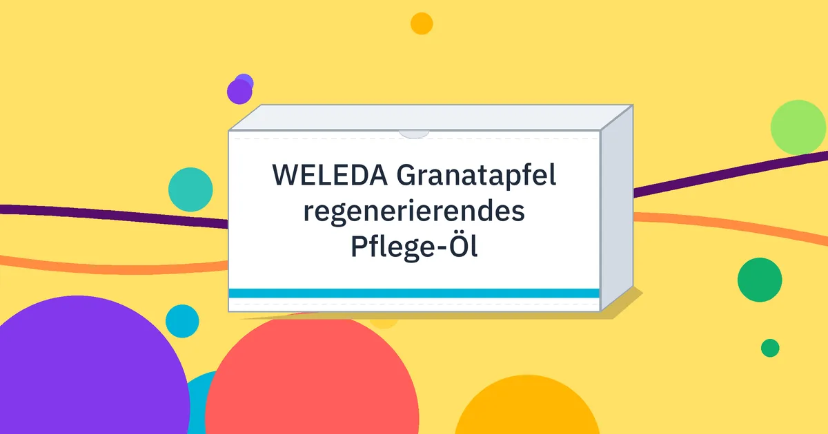 Symbolbild: Packung mit der Aufschrift WELEDA Granatapfel regenerierendes Pflege-Öl (PZN 16958426) – Verfügbarkeit und Bezug in Apotheken in Frankfurt am Main