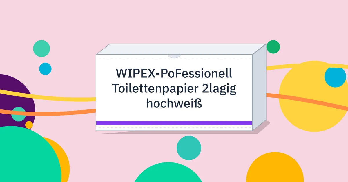 Symbolbild: Packung mit der Aufschrift WIPEX-PoFessionell Toilettenpapier 2lagig hochweiß (PZN 14886527) – Verfügbarkeit und Bezug in Apotheken in Frankfurt am Main