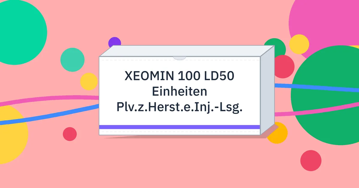 Symbolbild: Packung mit der Aufschrift XEOMIN 100 LD50 Einheiten Plv.z.Herst.e.Inj.-Lsg. (PZN 14050326) – Verfügbarkeit und Bezug in Apotheken in Frankfurt am Main