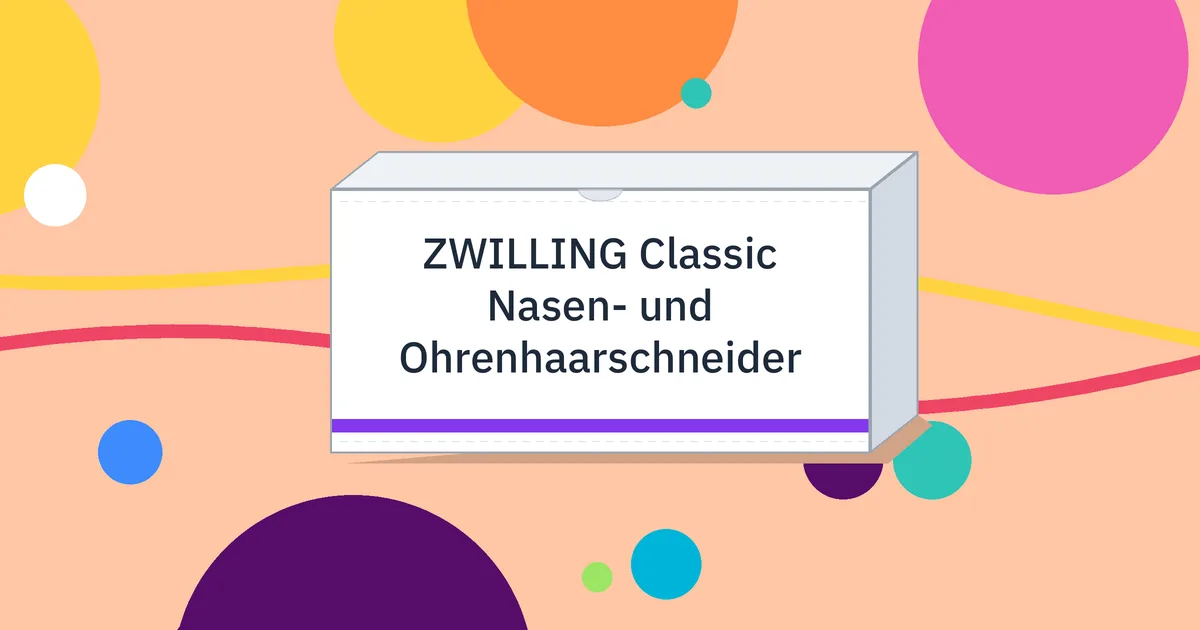 Symbolbild: Packung mit der Aufschrift ZWILLING Classic Nasen- und Ohrenhaarschneider (PZN 02039064) – Verfügbarkeit und Bezug in Apotheken in Frankfurt am Main