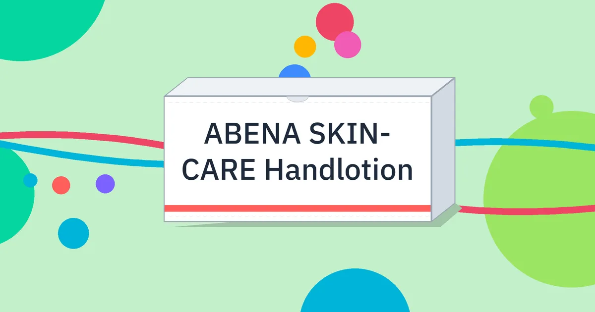 Symbolbild: Packung mit der Aufschrift ABENA SKIN-CARE Handlotion (PZN 15384532) – Verfügbarkeit und Bezug in Apotheken in Frankfurt am Main