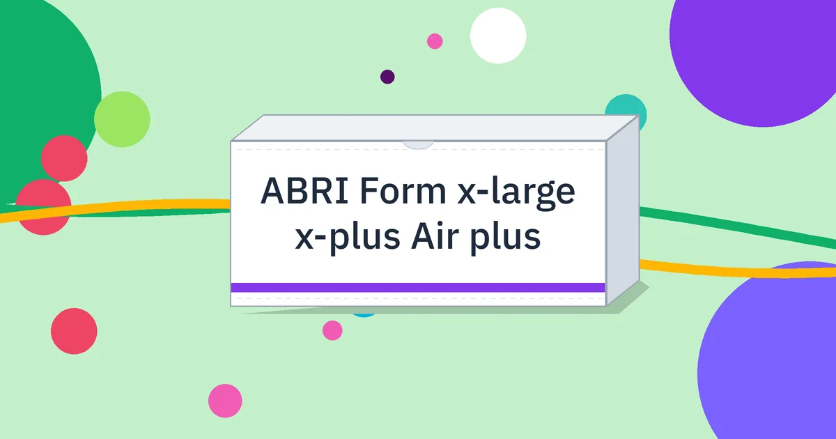 Symbolbild: Packung mit der Aufschrift ABRI Form x-large x-plus Air plus (PZN 04608075) – Verfügbarkeit und Bezug in Apotheken in Frankfurt am Main