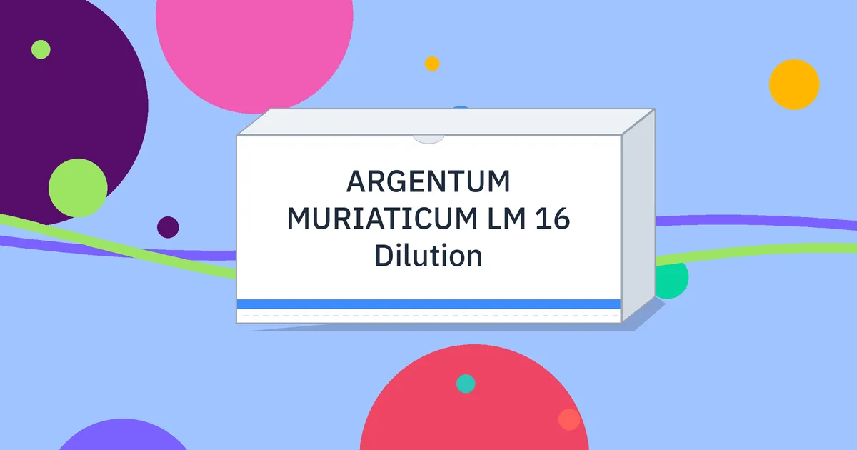 Symbolbild: Packung mit der Aufschrift ARGENTUM MURIATICUM LM 16 Dilution (PZN 12768278) – Verfügbarkeit und Bezug in Apotheken in Frankfurt am Main