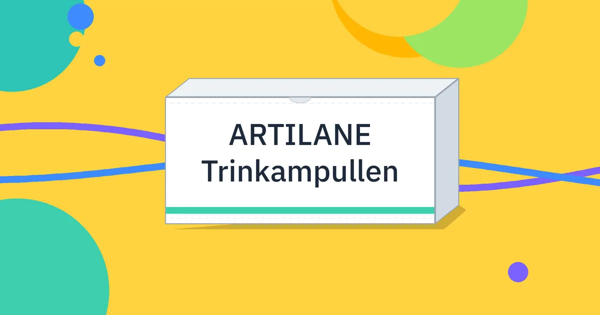 Symbolbild: Packung mit der Aufschrift ARTILANE Trinkampullen (PZN 00001979) – Verfügbarkeit und Bezug in Apotheken in Frankfurt am Main