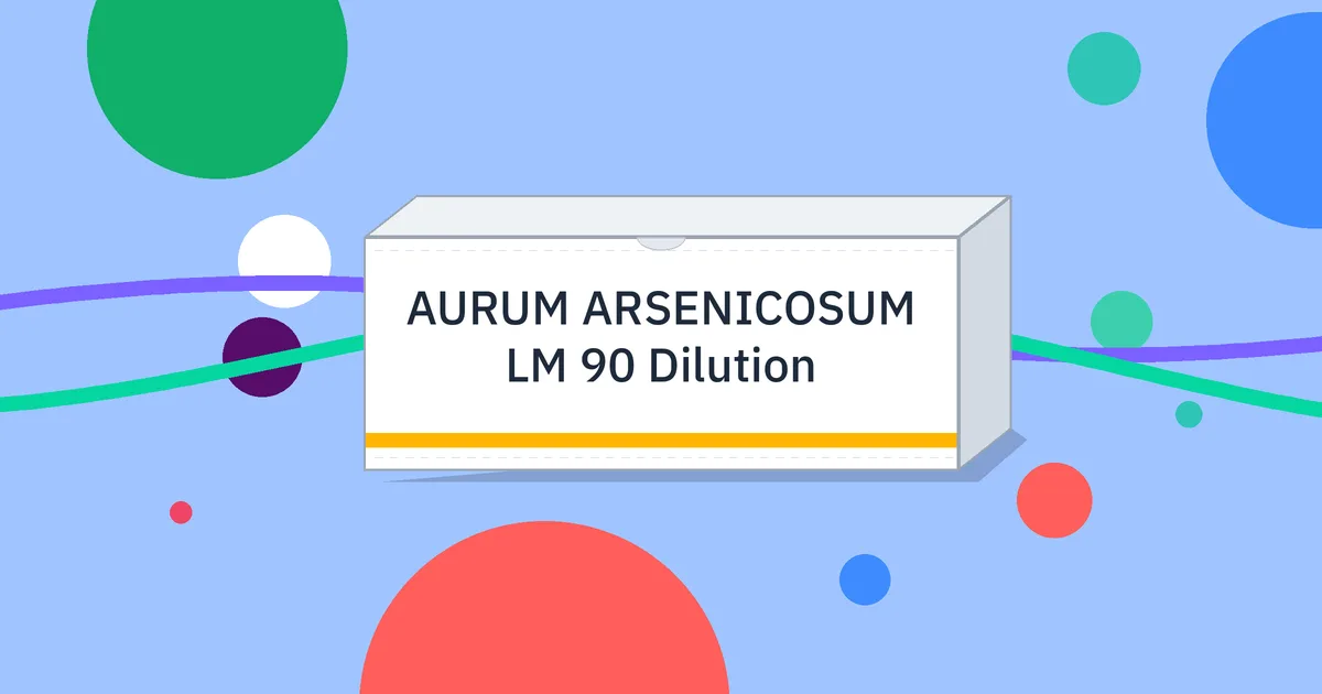 Symbolbild: Packung mit der Aufschrift AURUM ARSENICOSUM LM 90 Dilution (PZN 12783616) – Verfügbarkeit und Bezug in Apotheken in Frankfurt am Main