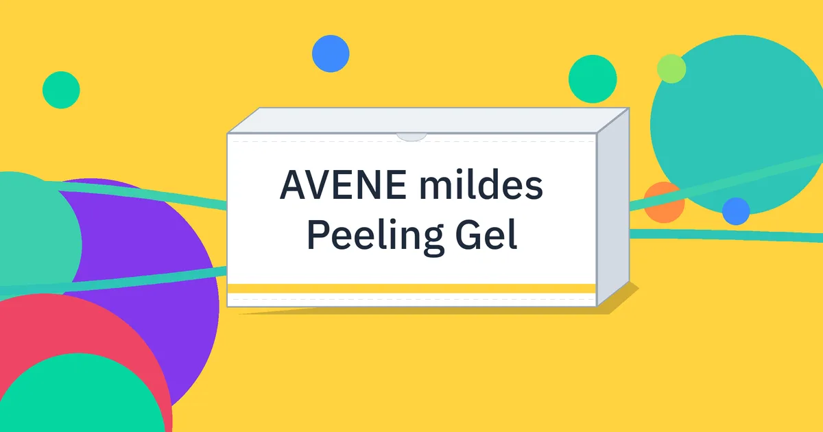 Symbolbild: Packung mit der Aufschrift AVENE mildes Peeling Gel (PZN 19454896) – Verfügbarkeit und Bezug in Apotheken in Frankfurt am Main