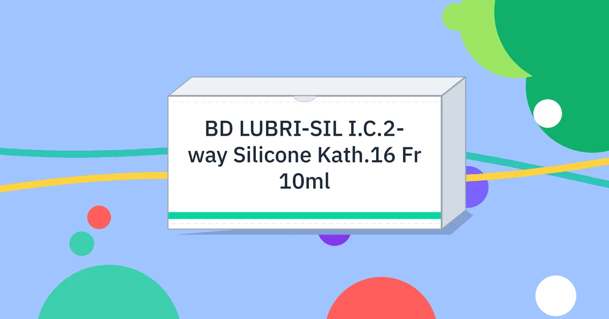 Symbolbild: Packung mit der Aufschrift BD LUBRI-SIL I.C.2-way Silicone Kath.16 Fr 10ml (PZN 20594562) – Verfügbarkeit und Bezug in Apotheken in Frankfurt am Main