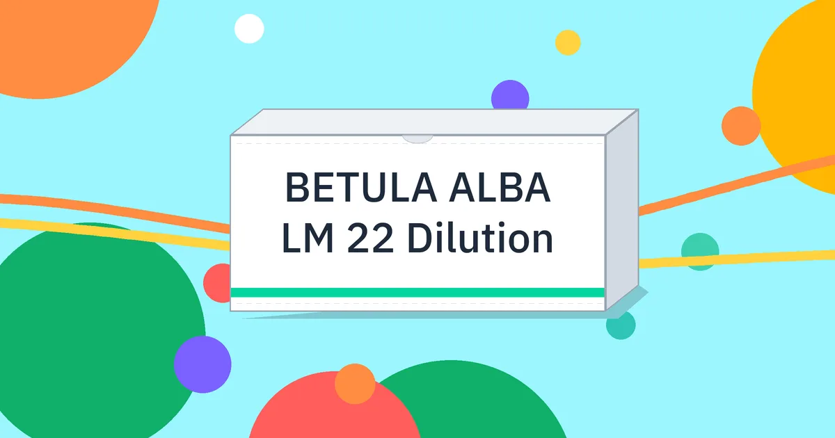 Symbolbild: Packung mit der Aufschrift BETULA ALBA LM 22 Dilution (PZN 12793939) – Verfügbarkeit und Bezug in Apotheken in Frankfurt am Main