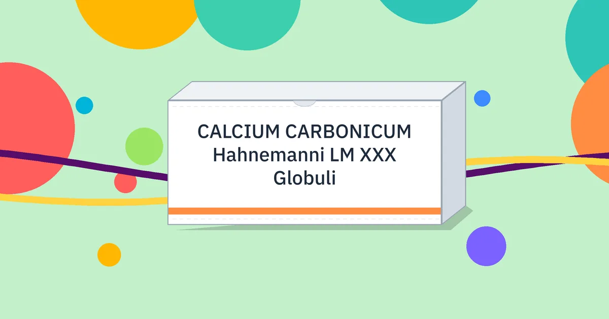 Symbolbild: Packung mit der Aufschrift CALCIUM CARBONICUM Hahnemanni LM XXX Globuli (PZN 02677066) – Verfügbarkeit und Bezug in Apotheken in Frankfurt am Main