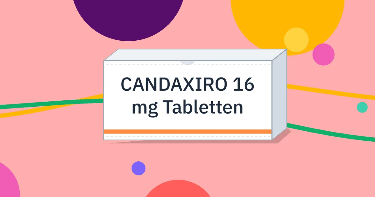 Symbolbild: Packung mit der Aufschrift CANDAXIRO 16 mg Tabletten (PZN 14363137) – Verfügbarkeit und Bezug in Apotheken in Frankfurt am Main