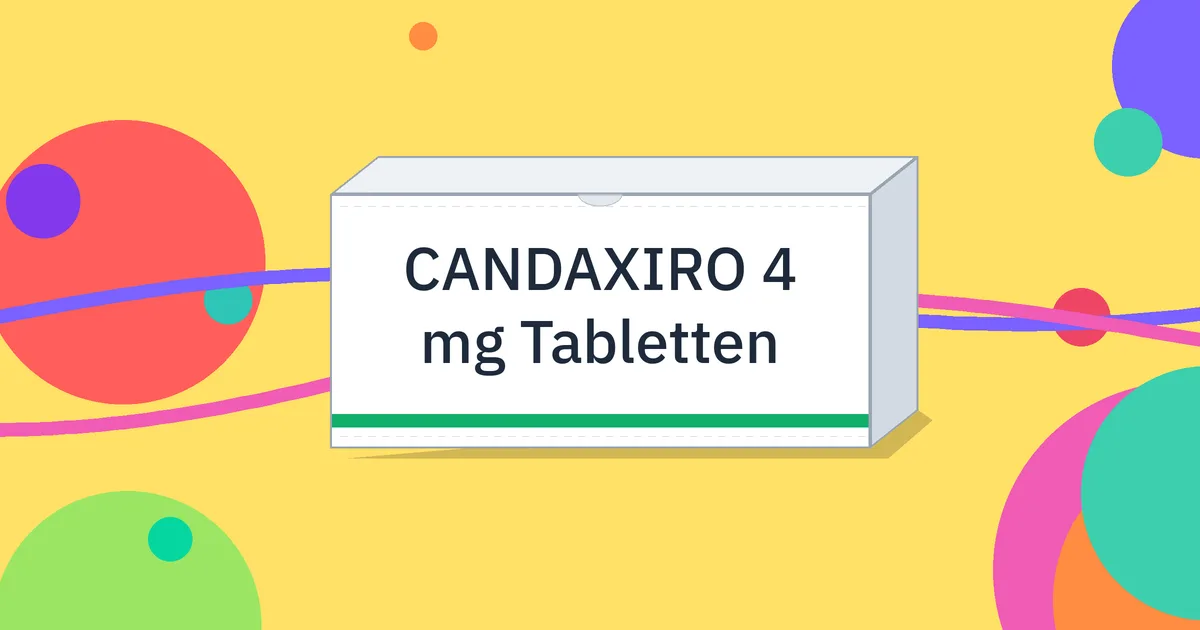 Symbolbild: Packung mit der Aufschrift CANDAXIRO 4 mg Tabletten (PZN 20207022) – Verfügbarkeit und Bezug in Apotheken in Frankfurt am Main
