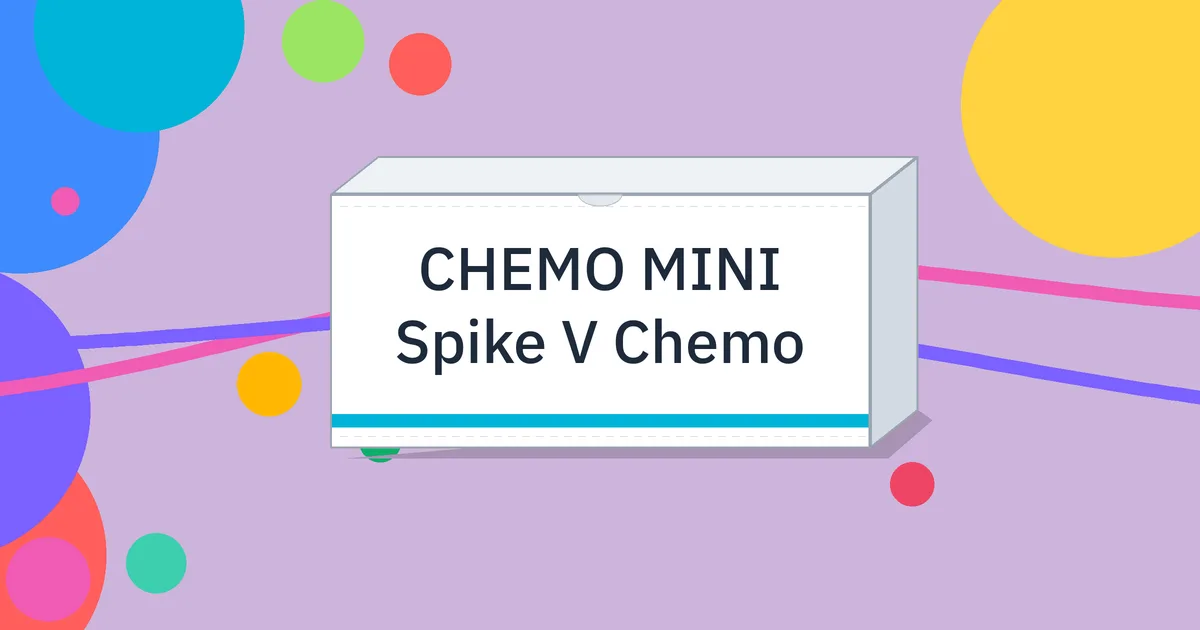 Symbolbild: Packung mit der Aufschrift CHEMO MINI Spike V Chemo (PZN 02245303) – Verfügbarkeit und Bezug in Apotheken in Frankfurt am Main