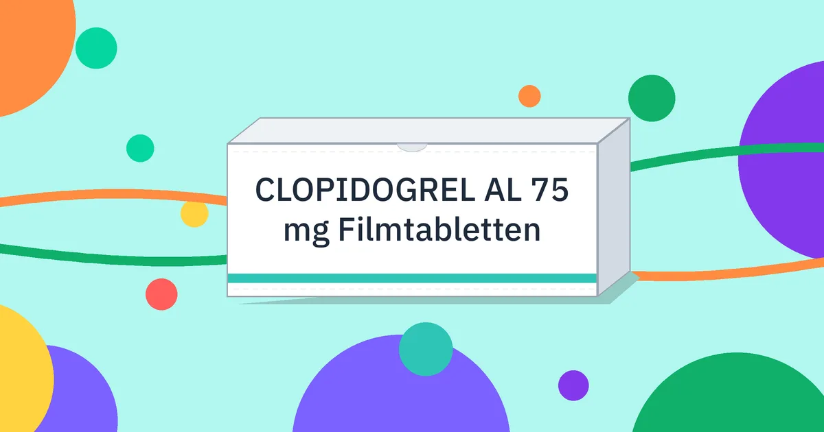 Symbolbild: Packung mit der Aufschrift CLOPIDOGREL AL 75 mg Filmtabletten (PZN 11482189) – Verfügbarkeit und Bezug in Apotheken in Frankfurt am Main