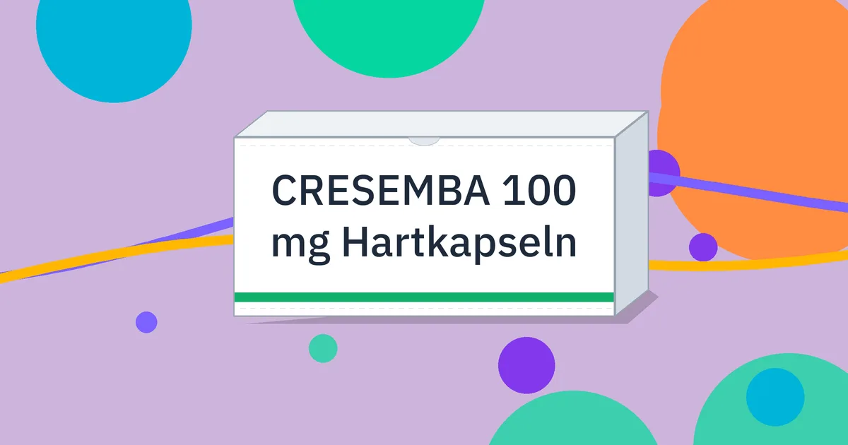 Symbolbild: Packung mit der Aufschrift CRESEMBA 100 mg Hartkapseln (PZN 17570629) – Verfügbarkeit und Bezug in Apotheken in Frankfurt am Main