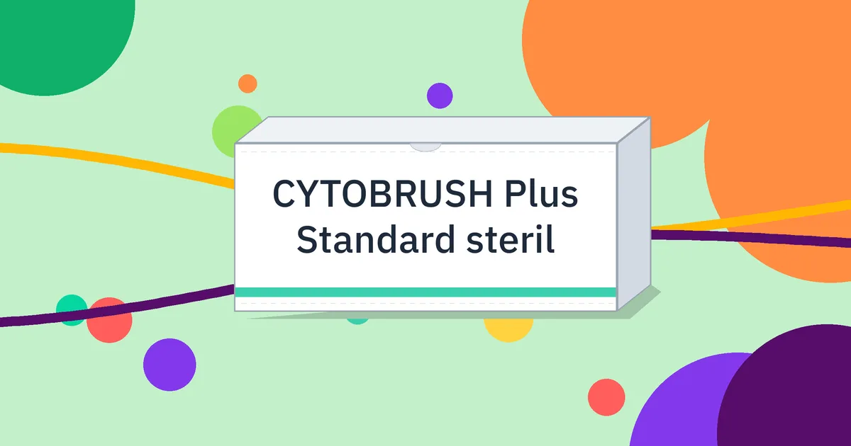 Symbolbild: Packung mit der Aufschrift CYTOBRUSH Plus Standard steril (PZN 04584363) – Verfügbarkeit und Bezug in Apotheken in Frankfurt am Main