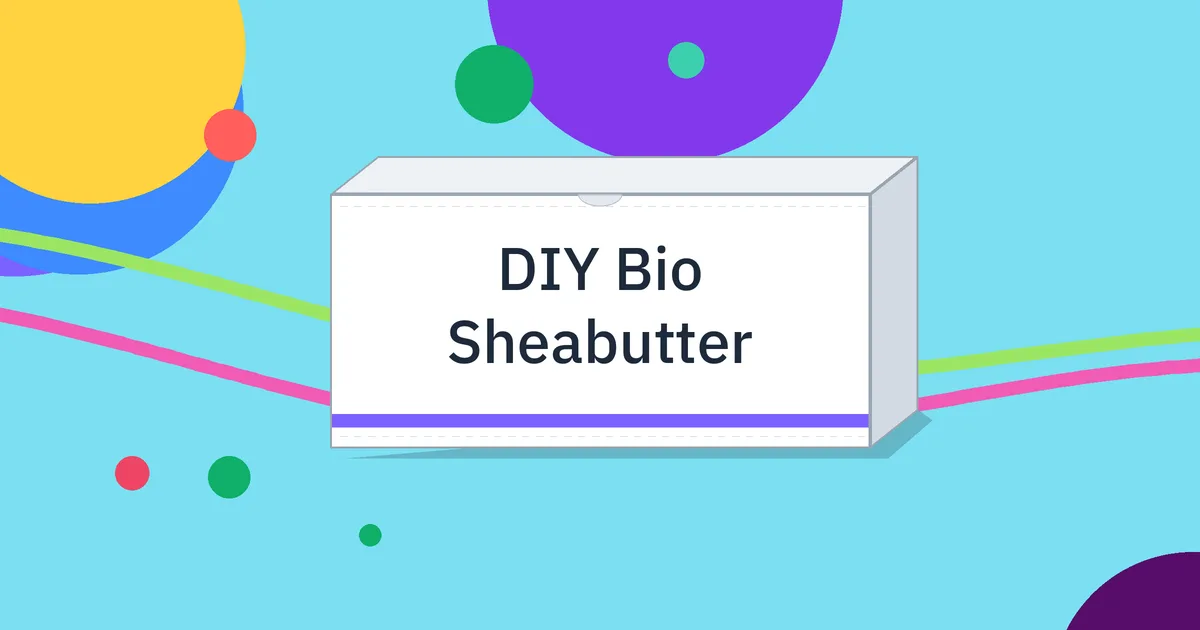 Symbolbild: Packung mit der Aufschrift DIY Bio Sheabutter (PZN 16155495) – Verfügbarkeit und Bezug in Apotheken in Frankfurt am Main