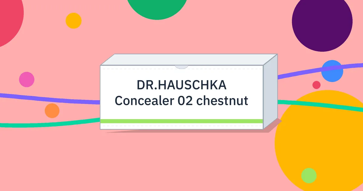 Symbolbild: Packung mit der Aufschrift DR.HAUSCHKA Concealer 02 chestnut (PZN 18651028) – Verfügbarkeit und Bezug in Apotheken in Frankfurt am Main