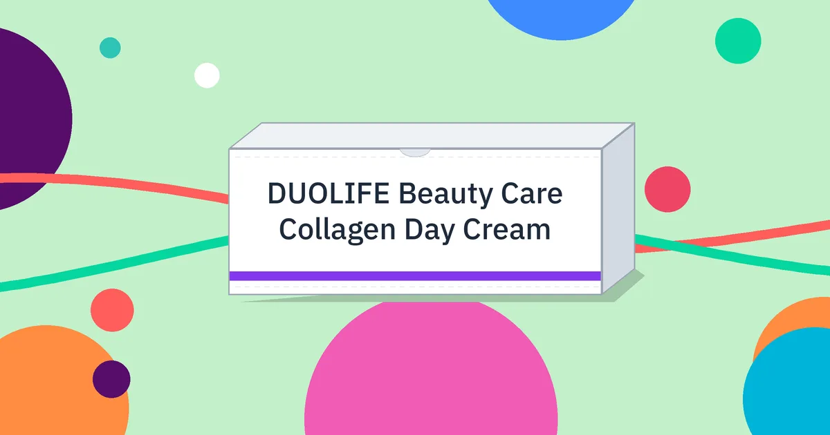 Symbolbild: Packung mit der Aufschrift DUOLIFE Beauty Care Collagen Day Cream (PZN 18063685) – Verfügbarkeit und Bezug in Apotheken in Frankfurt am Main