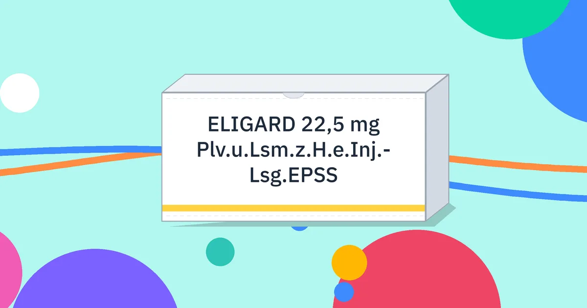Symbolbild: Packung mit der Aufschrift ELIGARD 22,5 mg Plv.u.Lsm.z.H.e.Inj.-Lsg.EPSS (PZN 19542838) – Verfügbarkeit und Bezug in Apotheken in Frankfurt am Main