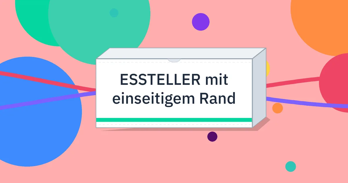 Symbolbild: Packung mit der Aufschrift ESSTELLER mit einseitigem Rand (PZN 08907811) – Verfügbarkeit und Bezug in Apotheken in Frankfurt am Main