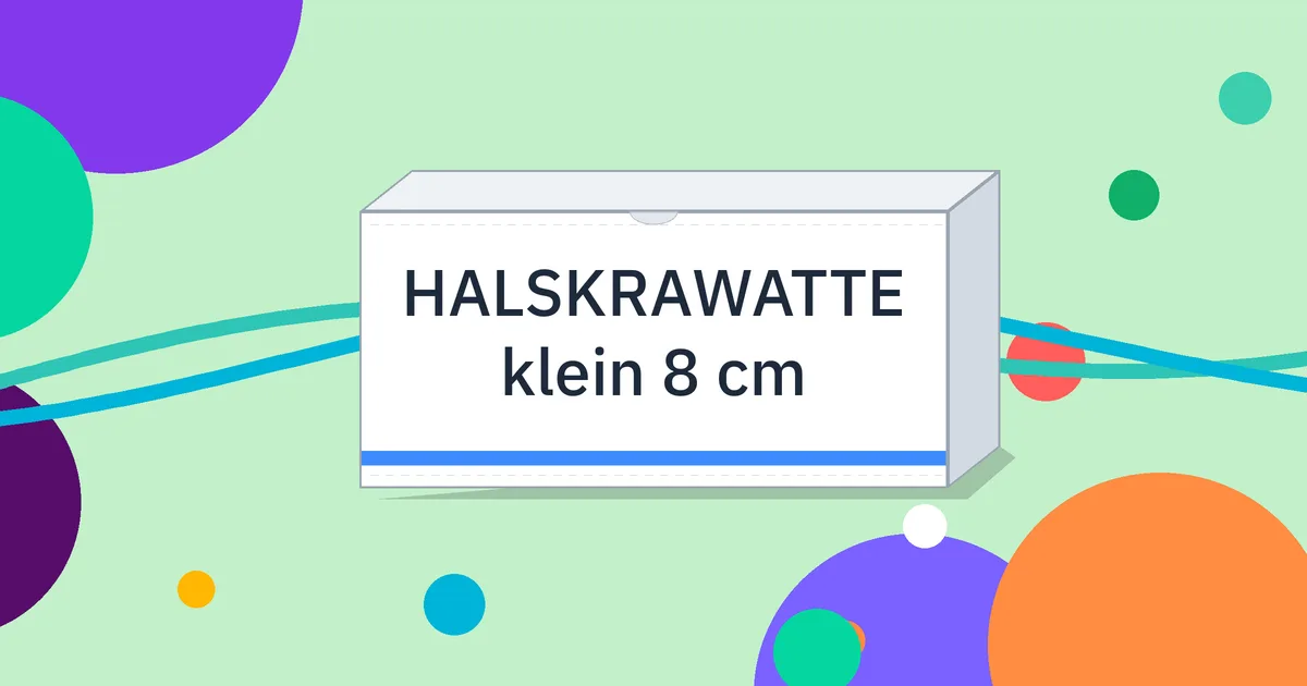 Symbolbild: Packung mit der Aufschrift HALSKRAWATTE klein 8 cm (PZN 07094518) – Verfügbarkeit und Bezug in Apotheken in Frankfurt am Main
