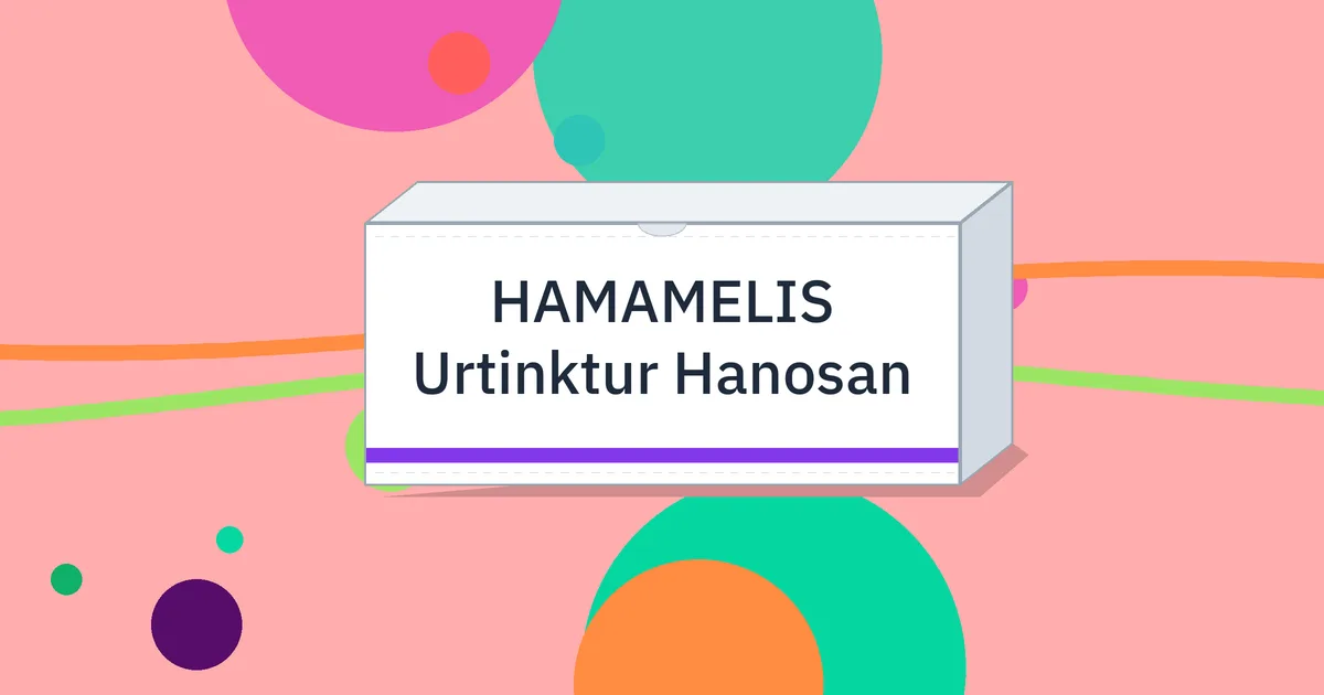 Symbolbild: Packung mit der Aufschrift HAMAMELIS Urtinktur Hanosan (PZN 07431536) – Verfügbarkeit und Bezug in Apotheken in Frankfurt am Main