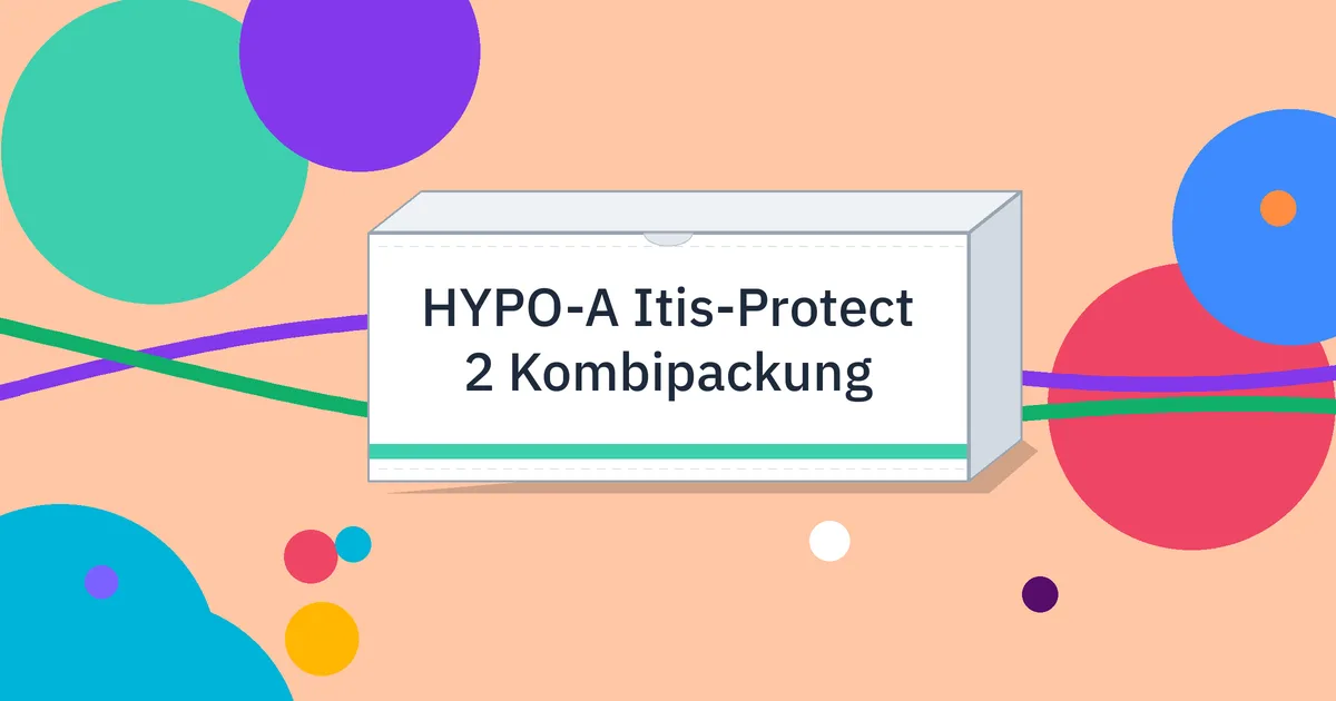 Symbolbild: Packung mit der Aufschrift HYPO-A Itis-Protect 2 Kombipackung (PZN 20372790) – Verfügbarkeit und Bezug in Apotheken in Frankfurt am Main