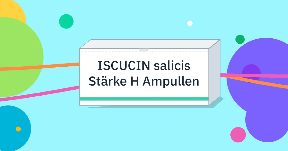 Symbolbild: Packung mit der Aufschrift ISCUCIN salicis Stärke H Ampullen (PZN 03083564) – Verfügbarkeit und Bezug in Apotheken in Frankfurt am Main