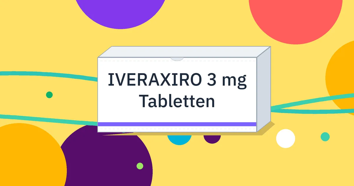 Symbolbild: Packung mit der Aufschrift IVERAXIRO 3 mg Tabletten (PZN 17247839) – Verfügbarkeit und Bezug in Apotheken in Frankfurt am Main