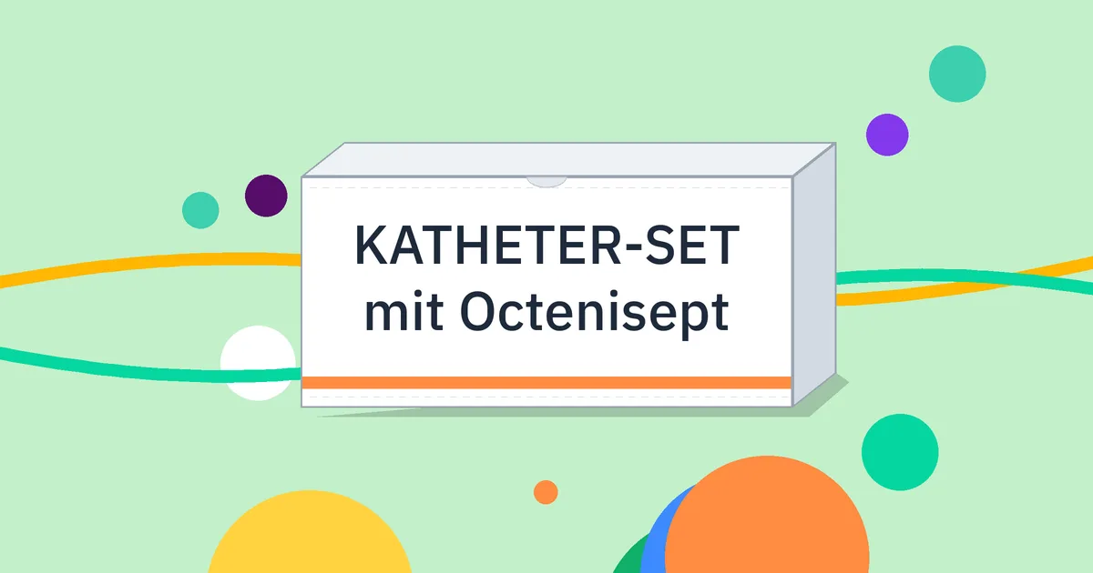 Symbolbild: Packung mit der Aufschrift KATHETER-SET mit Octenisept (PZN 12490185) – Verfügbarkeit und Bezug in Apotheken in Frankfurt am Main