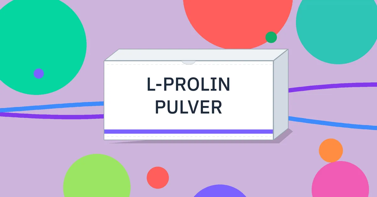 Symbolbild: Packung mit der Aufschrift L-PROLIN PULVER (PZN 15265129) – Verfügbarkeit und Bezug in Apotheken in Frankfurt am Main