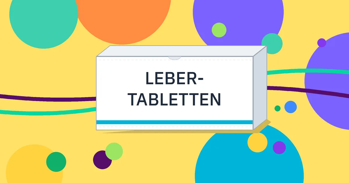Symbolbild: Packung mit der Aufschrift LEBER-TABLETTEN (PZN 10272745) – Verfügbarkeit und Bezug in Apotheken in Frankfurt am Main