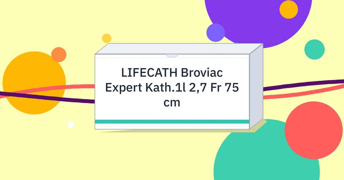 Symbolbild: Packung mit der Aufschrift LIFECATH Broviac Expert Kath.1l 2,7 Fr 75 cm (PZN 09446648) – Verfügbarkeit und Bezug in Apotheken in Frankfurt am Main