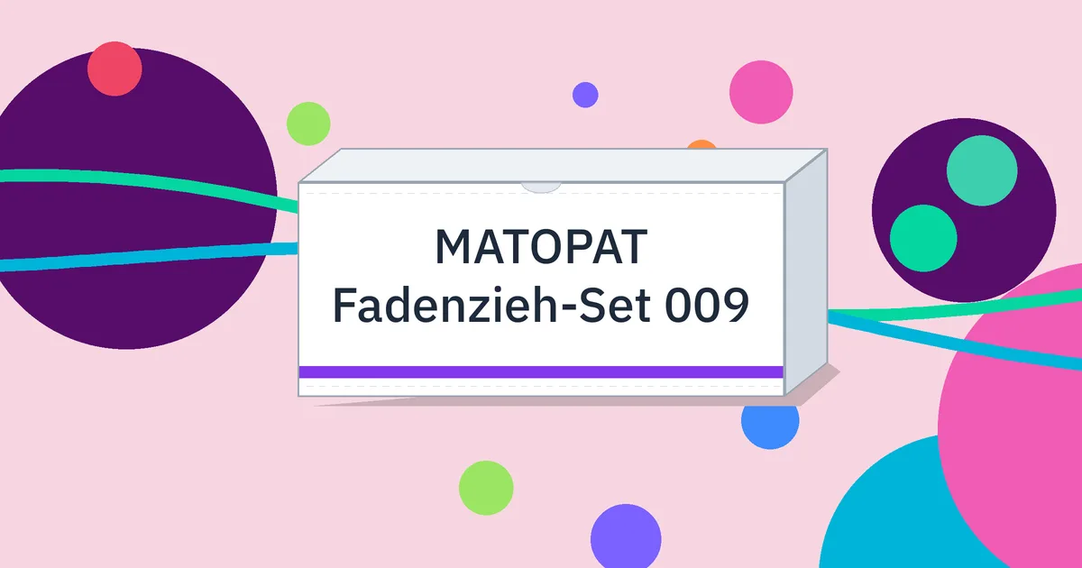 Symbolbild: Packung mit der Aufschrift MATOPAT Fadenzieh-Set 009 (PZN 15371587) – Verfügbarkeit und Bezug in Apotheken in Frankfurt am Main