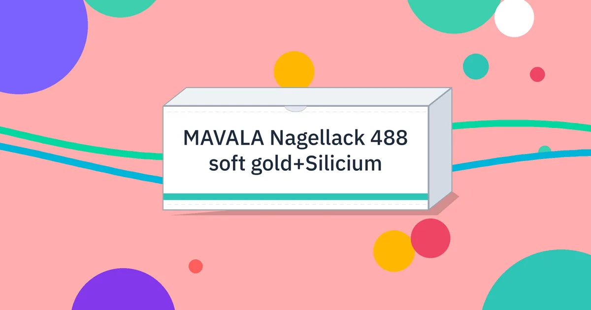 Symbolbild: Packung mit der Aufschrift MAVALA Nagellack 488 soft gold+Silicium (PZN 20124336) – Verfügbarkeit und Bezug in Apotheken in Frankfurt am Main