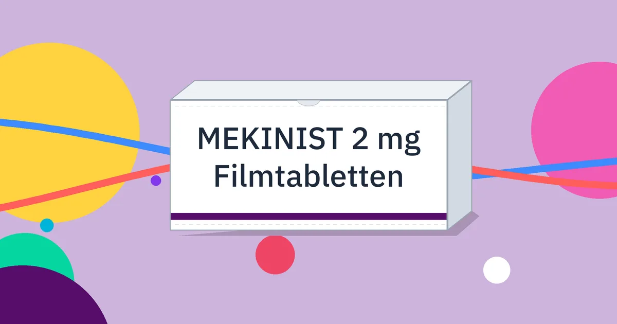 Symbolbild: Packung mit der Aufschrift MEKINIST 2 mg Filmtabletten (PZN 20143865) – Verfügbarkeit und Bezug in Apotheken in Frankfurt am Main