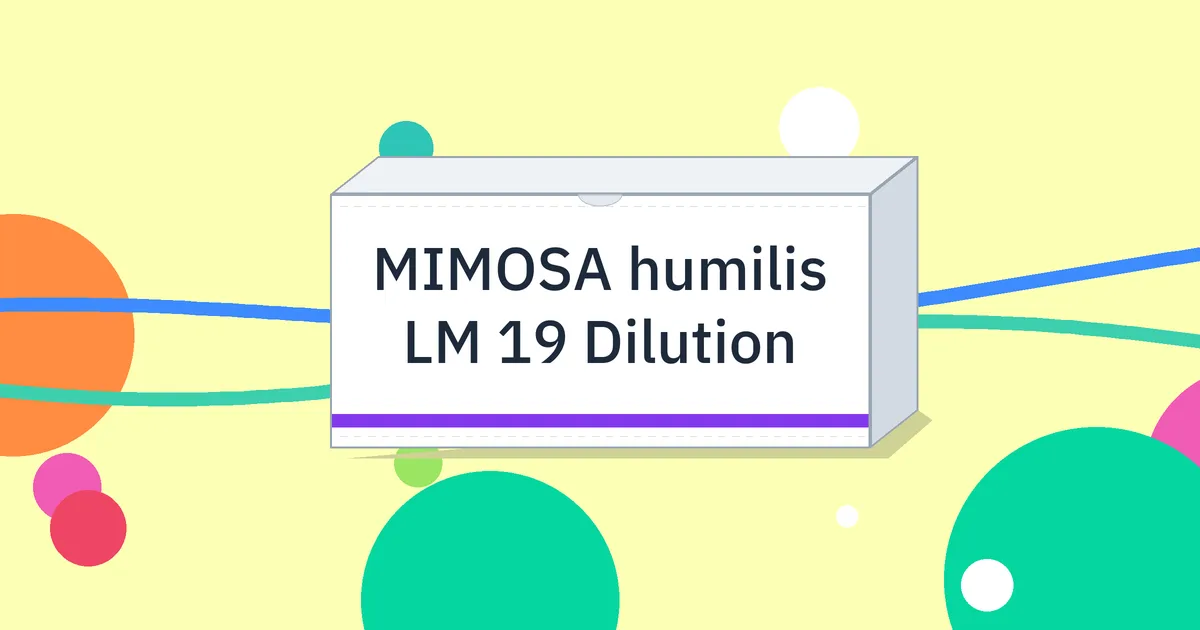 Symbolbild: Packung mit der Aufschrift MIMOSA humilis LM 19 Dilution (PZN 13608499) – Verfügbarkeit und Bezug in Apotheken in Frankfurt am Main