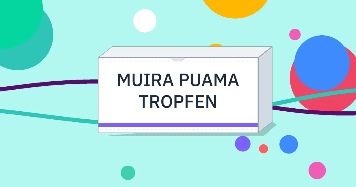 Symbolbild: Packung mit der Aufschrift MUIRA PUAMA TROPFEN (PZN 12372712) – Verfügbarkeit und Bezug in Apotheken in Frankfurt am Main