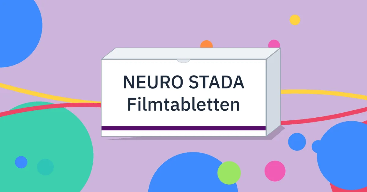 Symbolbild: Packung mit der Aufschrift NEURO STADA Filmtabletten (PZN 00871255) – Verfügbarkeit und Bezug in Apotheken in Frankfurt am Main