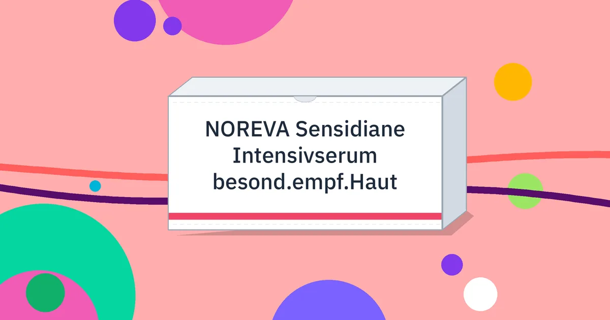 Symbolbild: Packung mit der Aufschrift NOREVA Sensidiane Intensivserum besond.empf.Haut (PZN 00183035) – Verfügbarkeit und Bezug in Apotheken in Frankfurt am Main