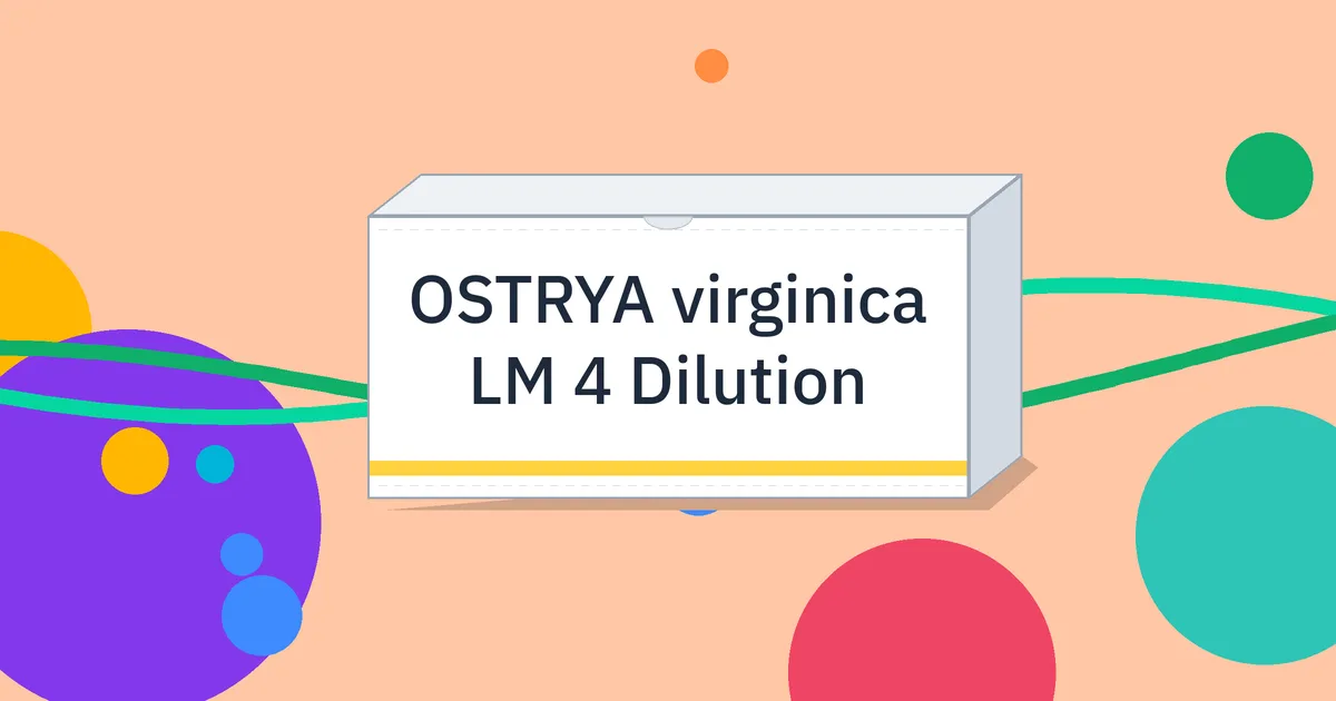 Symbolbild: Packung mit der Aufschrift OSTRYA virginica LM 4 Dilution (PZN 13628378) – Verfügbarkeit und Bezug in Apotheken in Frankfurt am Main