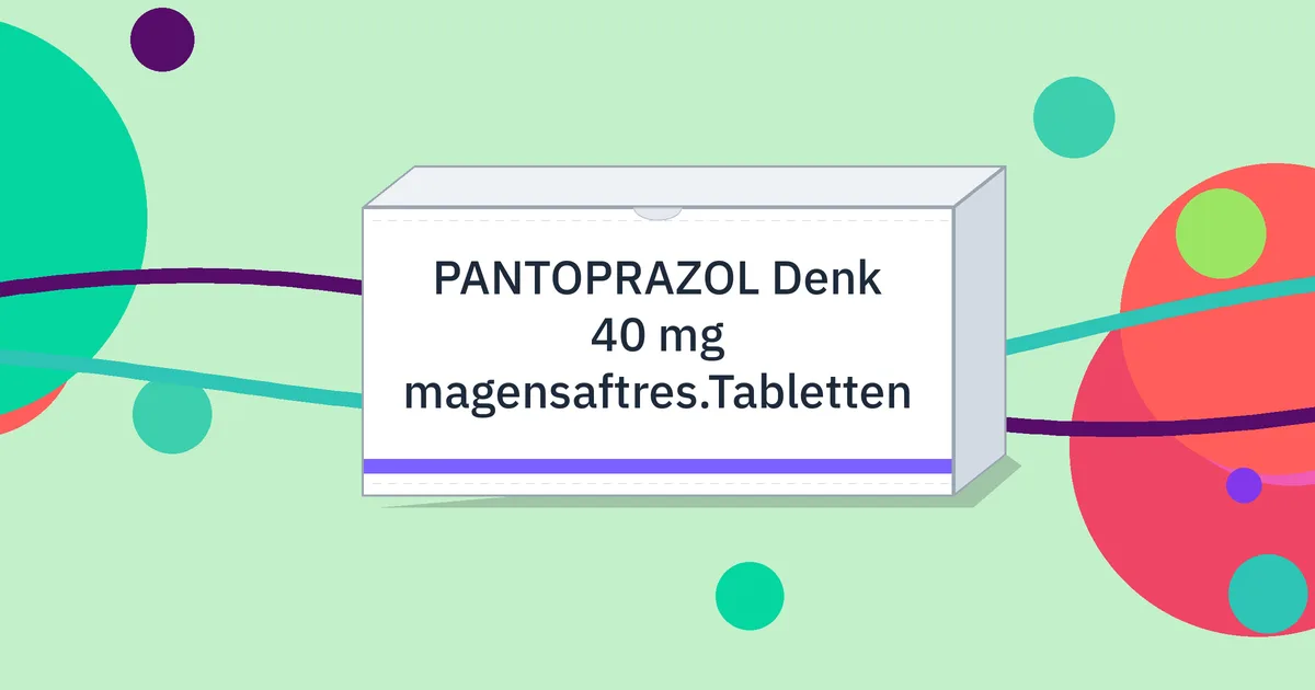 Symbolbild: Packung mit der Aufschrift PANTOPRAZOL Denk 40 mg magensaftres.Tabletten (PZN 12443205) – Verfügbarkeit und Bezug in Apotheken in Frankfurt am Main