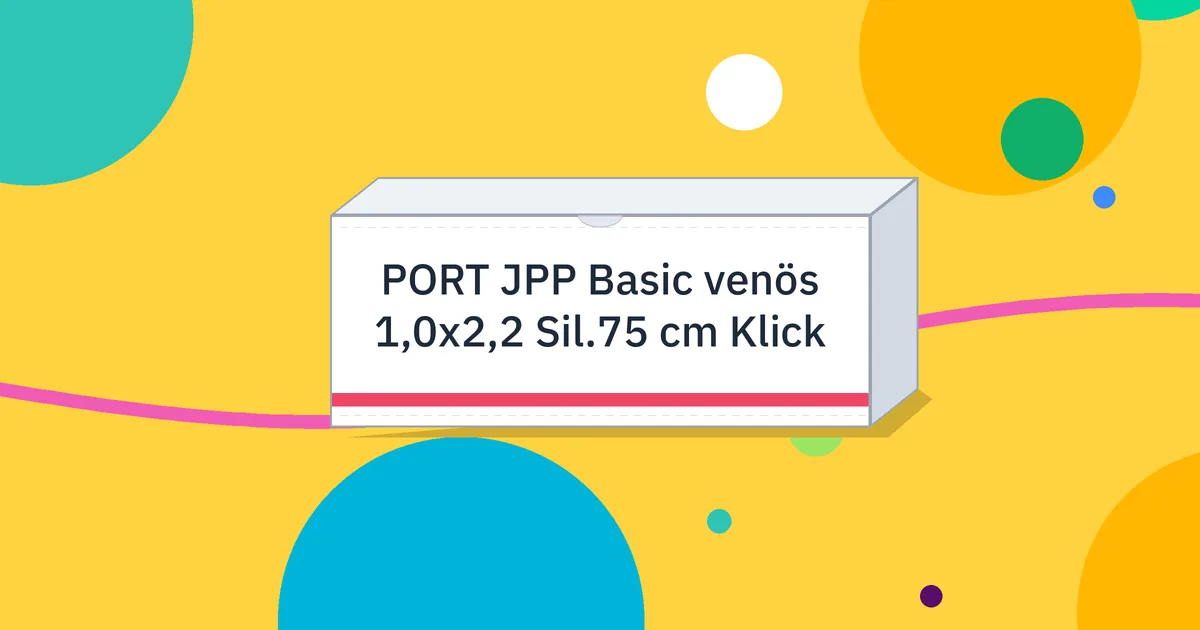 Symbolbild: Packung mit der Aufschrift PORT JPP Basic venös 1,0x2,2 Sil.75 cm Klick (PZN 03176751) – Verfügbarkeit und Bezug in Apotheken in Frankfurt am Main
