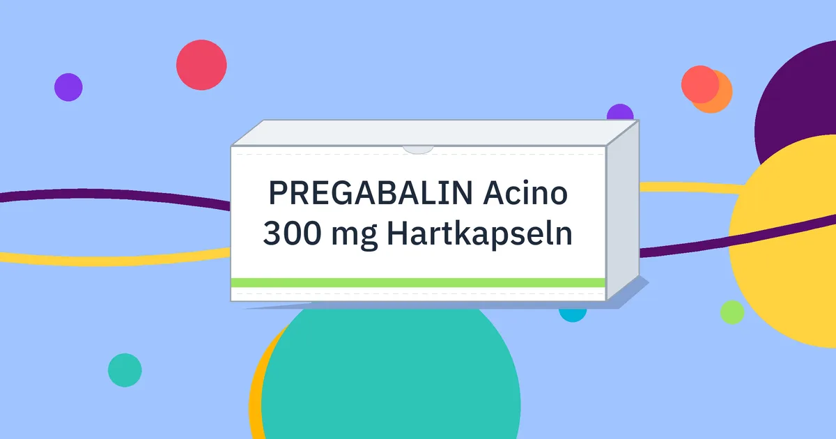 Symbolbild: Packung mit der Aufschrift PREGABALIN Acino 300 mg Hartkapseln (PZN 13350285) – Verfügbarkeit und Bezug in Apotheken in Frankfurt am Main