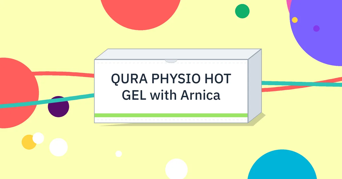 Symbolbild: Packung mit der Aufschrift QURA PHYSIO HOT GEL with Arnica (PZN 20170299) – Verfügbarkeit und Bezug in Apotheken in Frankfurt am Main