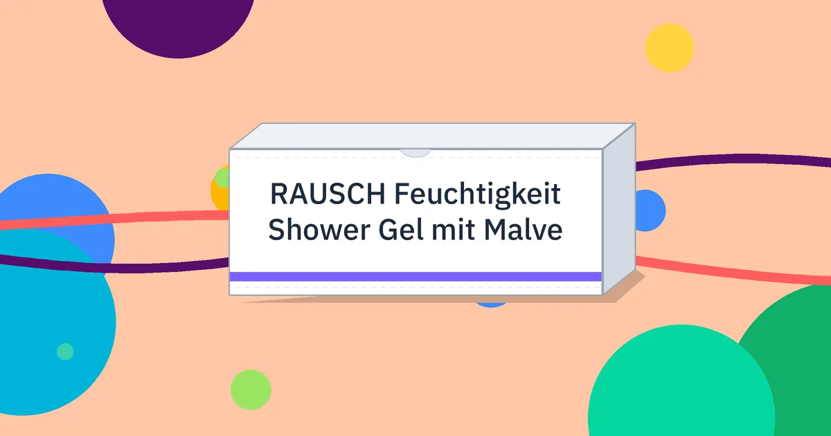 Symbolbild: Packung mit der Aufschrift RAUSCH Feuchtigkeit Shower Gel mit Malve (PZN 18743049) – Verfügbarkeit und Bezug in Apotheken in Frankfurt am Main